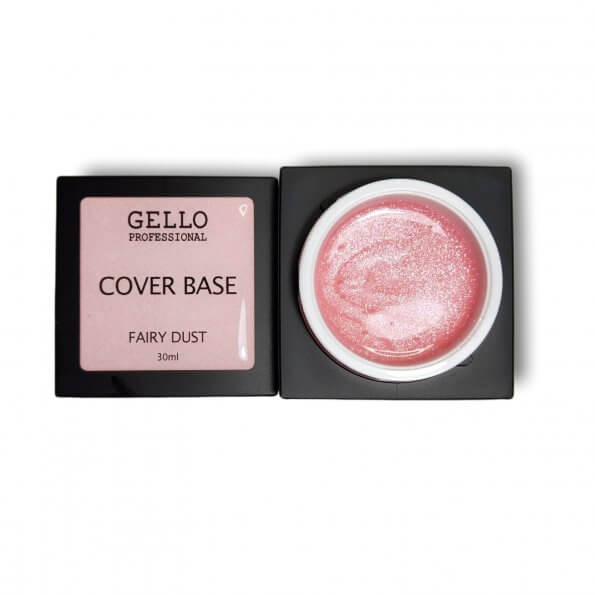 קאבר בייס 30 מ"ל GELLO -fairy dust — Gelforu ג'ל פור יו - לק ג'ל וציפורניים